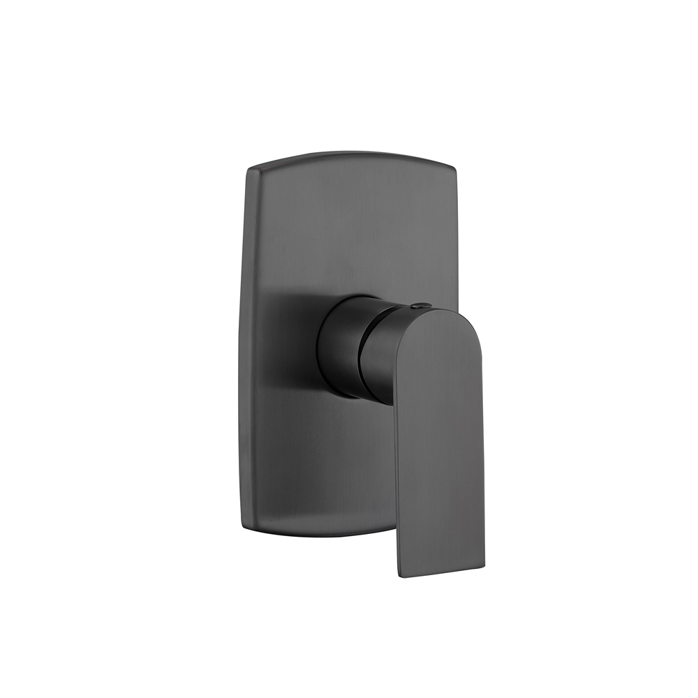 Bijiou Clevo Gun Metal Bath/Shower U/Tile Mixer Divertor 211431