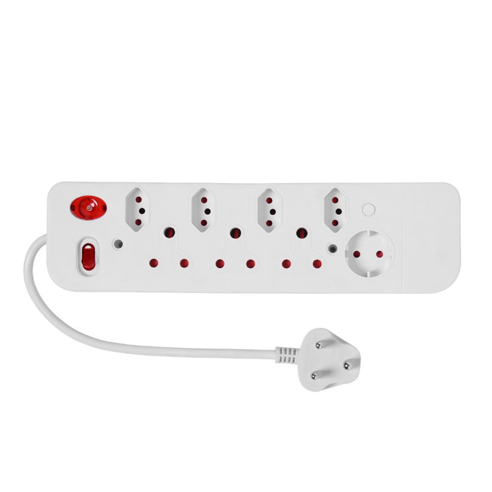 Multiplug 8Way + Overload And 0.5M Cord EMP002