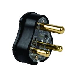 Plug Top 16A Rubber Black H/Duty PT-01