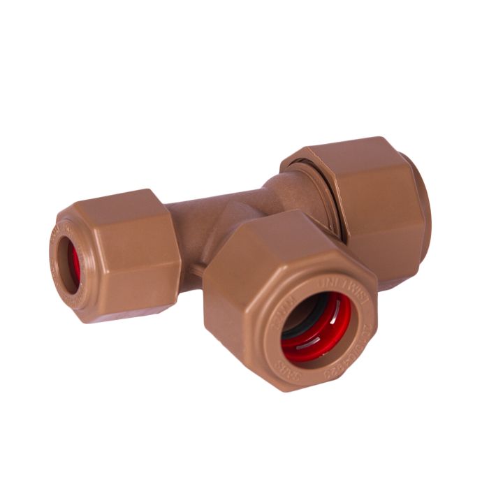 Red Equal Tee & Reducing Tee CxCxC UT2045R